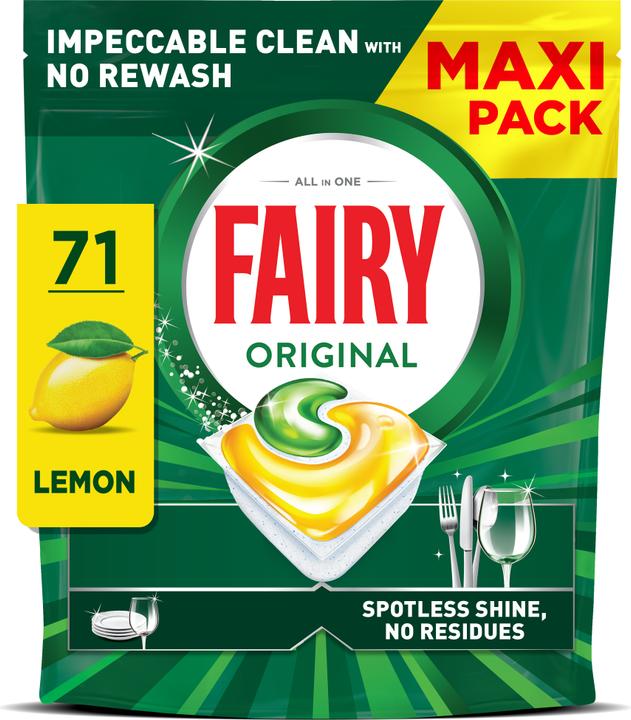 Fairy Tabs All-in-One Original, 71 Stk. Spülmaschinentabs (Tabs, 71 ...