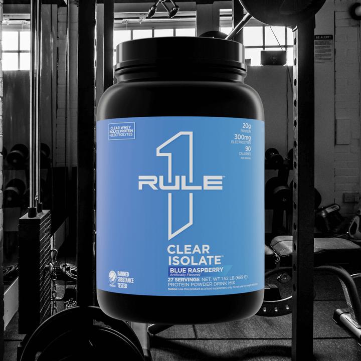 Rule 1 R1 Clear Isolate (689 g, 1x, Blue Raspberry) - Galaxus