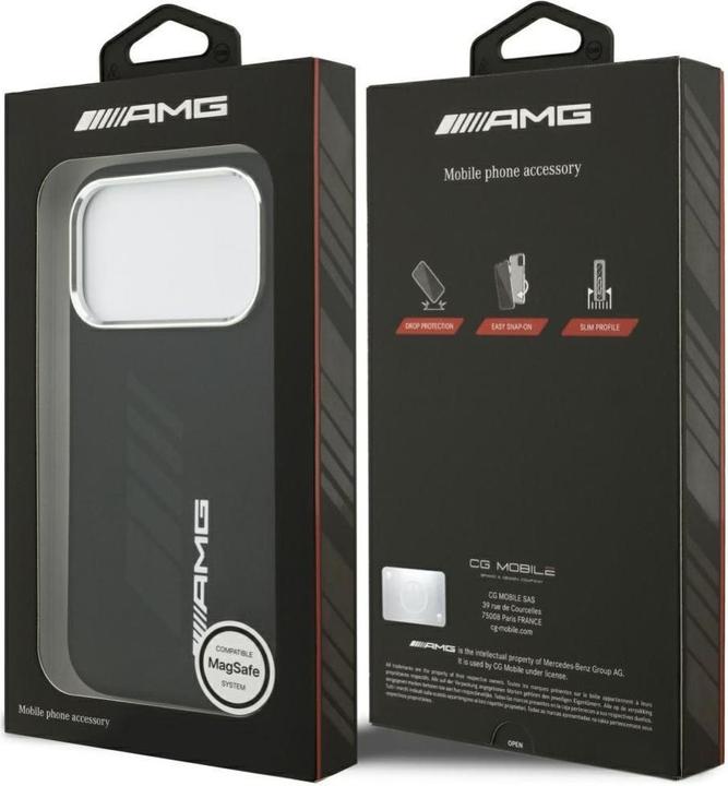 Mercedes AMG Silicone Oversize Rhombs MagSafe Case for iPhone 17 Pro ...