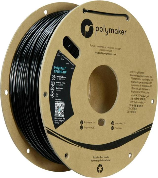 Polymaker PolyFlex TPU-95A High Speed Schwarz 2,85 mm 1.000 g - Galaxus