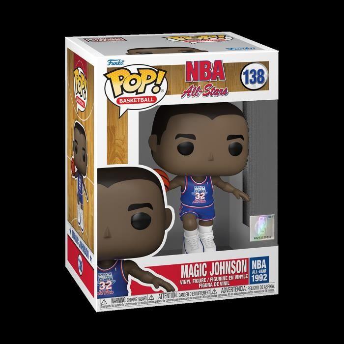 Funko NBA - Magic Johnson Legends POP! Basketball Vinyl Figur (Blue All ...