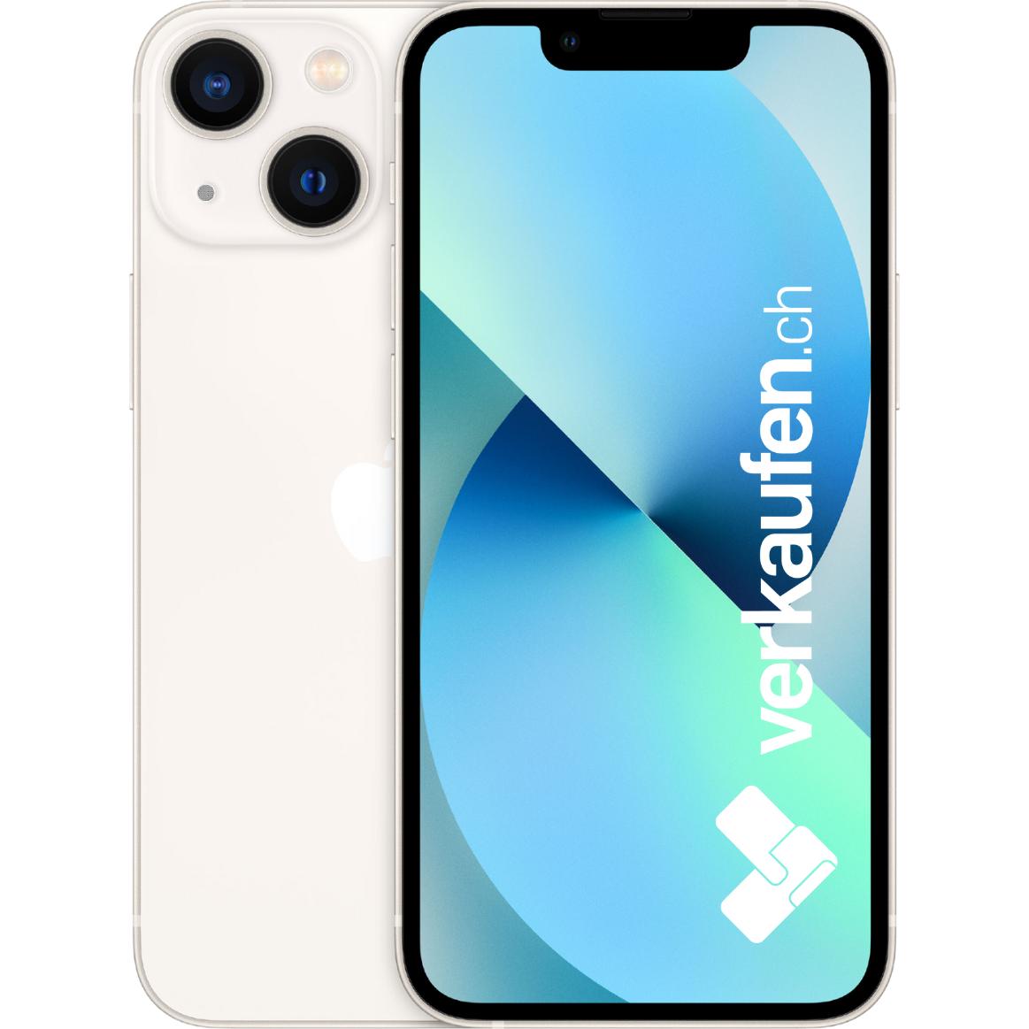verkaufen.ch iPhone 13 mini (128 Go, Blanc, Lumière stellaire, 5.40 ...