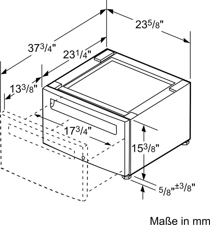 Bosch Dryer platform with pull-out, WTZPW2XD - kaufen bei Galaxus