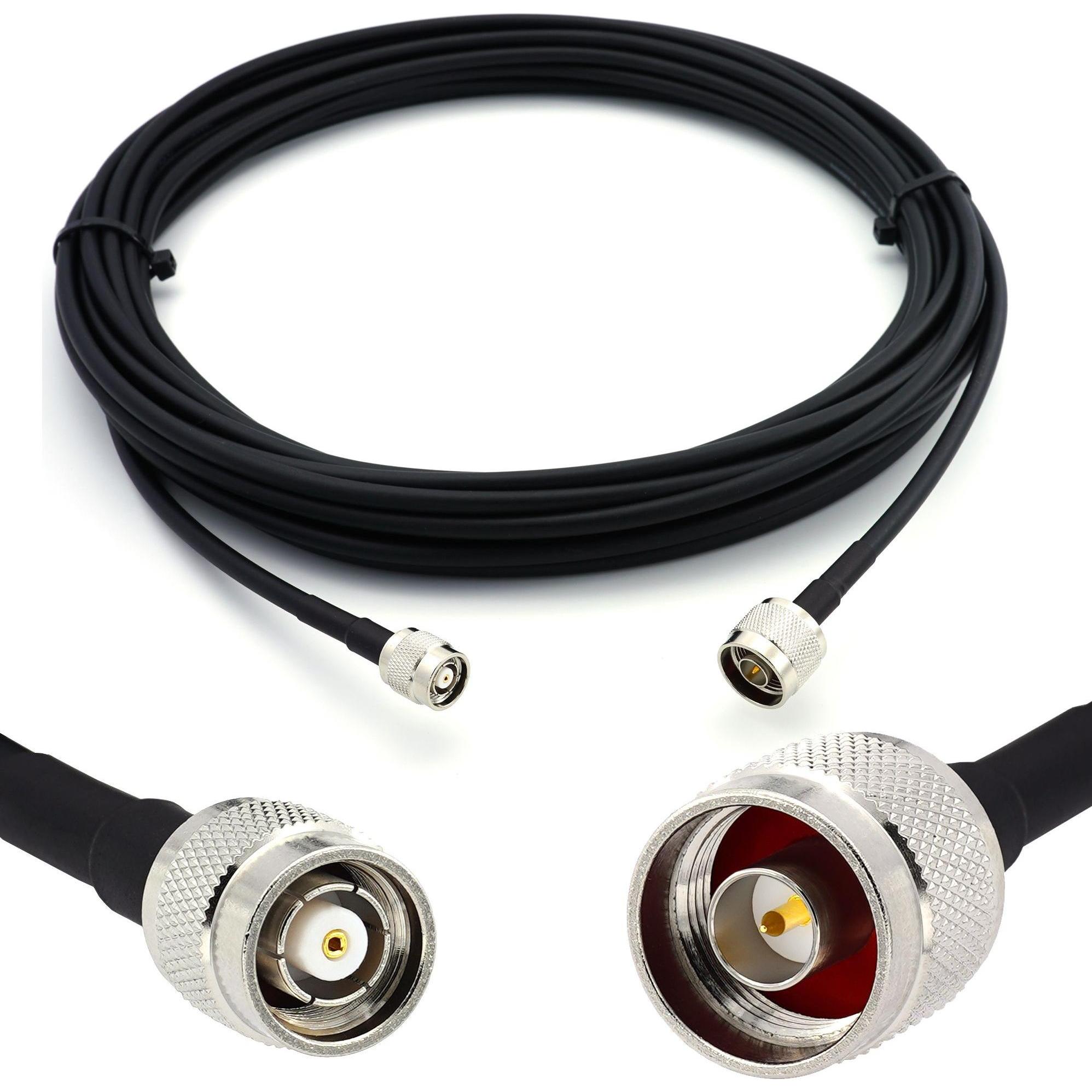 Rangeful N Male to RP-TNC Male 3m Coaxial Cable??? HF240 (LMR240 equivalent) HF240-RPTNCM-NM-3 ...