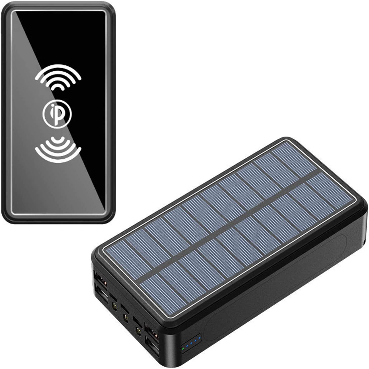 PhoneLook Solar Power Bank Qi Ultra Capacity 80000 mAh wireless externe ...