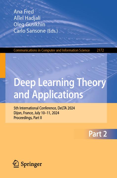 Springer Deep Learning Theory and Applications - kaufen bei Galaxus
