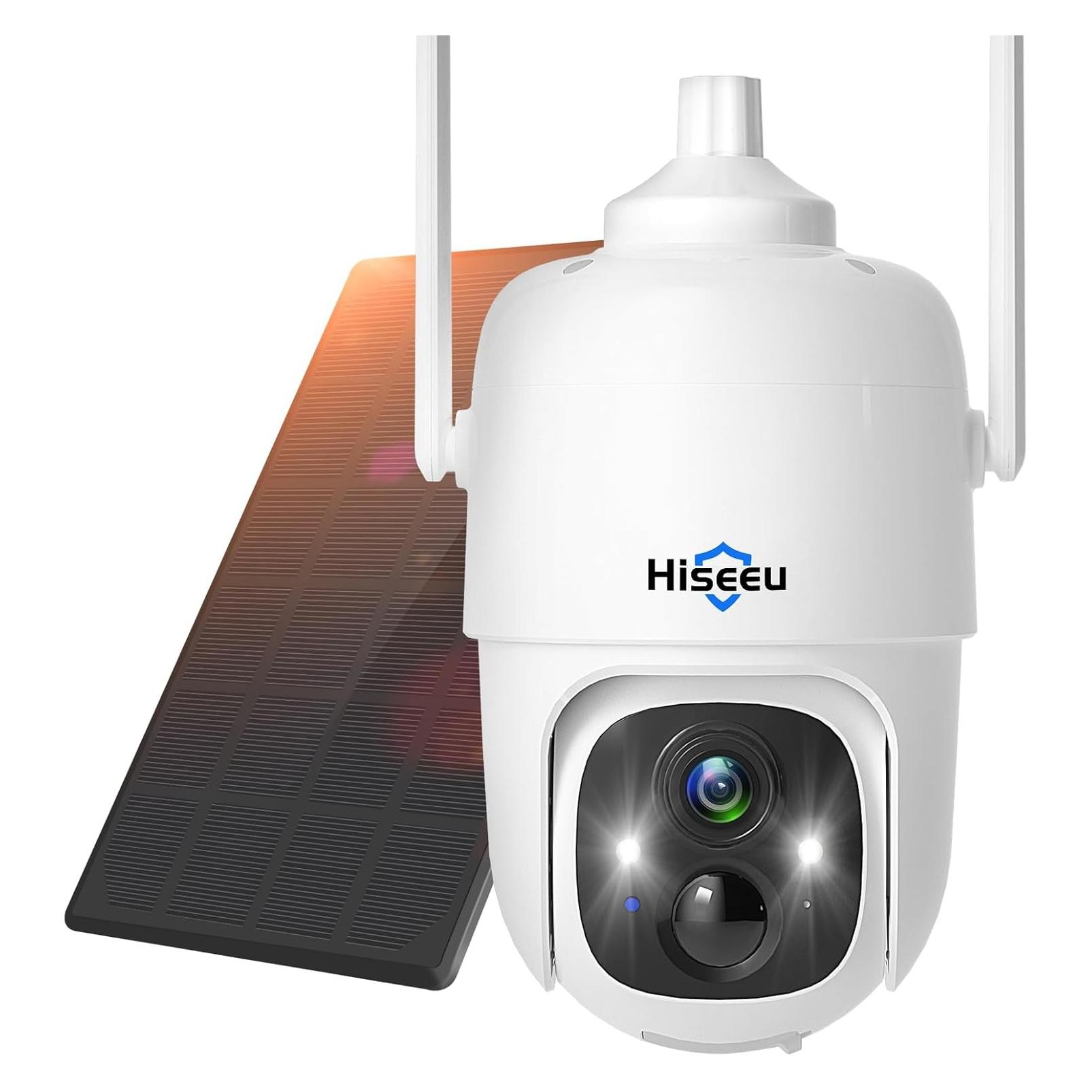 Hiseeu 3G 4G LTE Solar Powered Outdoor Security Camera - Digitec