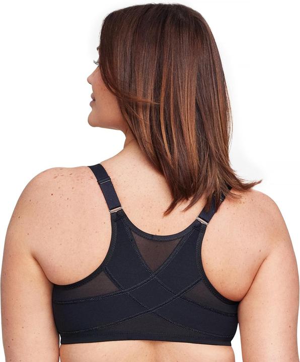 Glamorise Wonderwire Front-Closure Posture Back Bra (46 D) - Galaxus