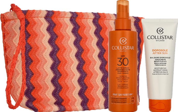 Collistar Sun Kit Spray Milk Spf 30 200ml After Sun Balm 100ml Pouch
