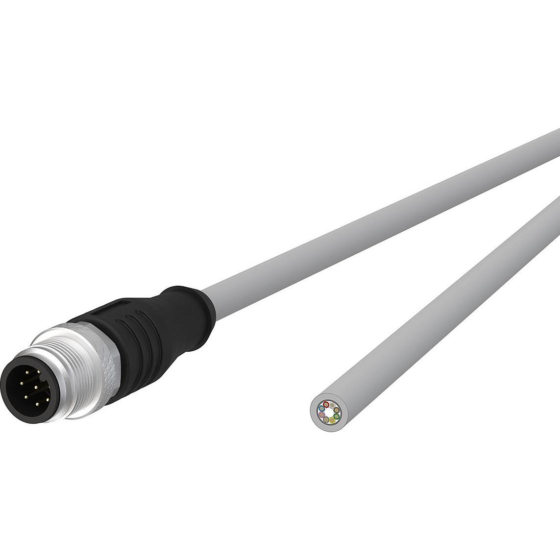 Metz Connect MC 142MNA10050 - Sensor cables M12 8-pin plug> open end 5 ...