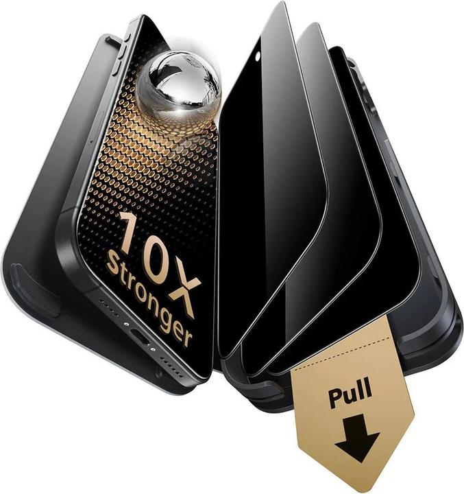 ESR - Corning UltraFit Privacy - iPhone 17 Pro - Black - Digitec