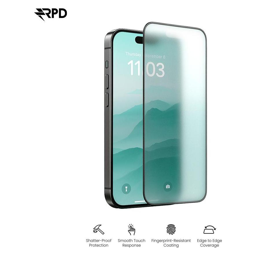 RPD iPhone Air - SilkTouch Premium Tempered Glass / Panzerglas - Matt