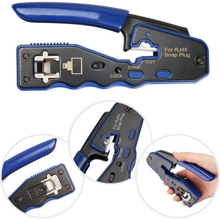 W-Star KleÅ¡tÄ› UTP WS-EZ60 profesionÃ¡lnÃ­ kleÅ¡tÄ› EZ Cat6, Cat5 ...