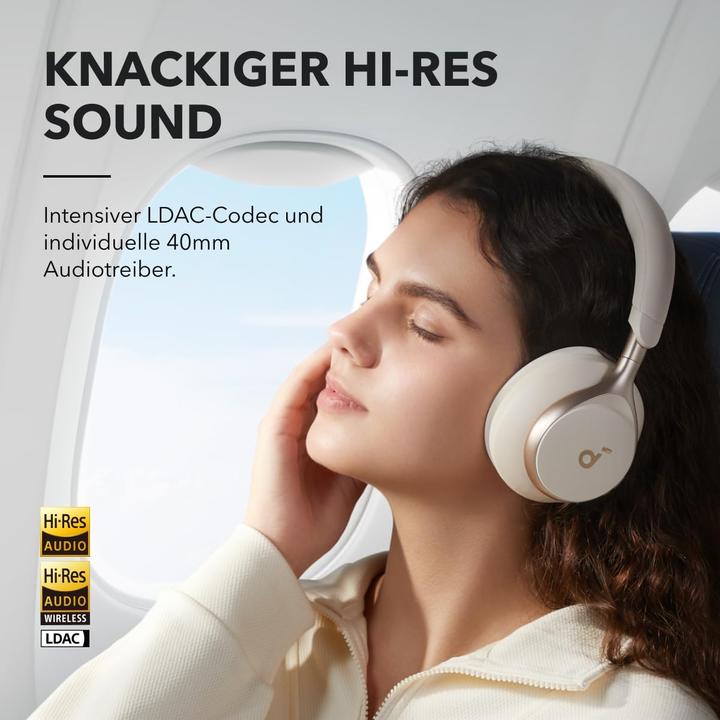 soundcore Space One Over-Ear Kopfhörer (ANC, 40 h, Cable, Wireless ...
