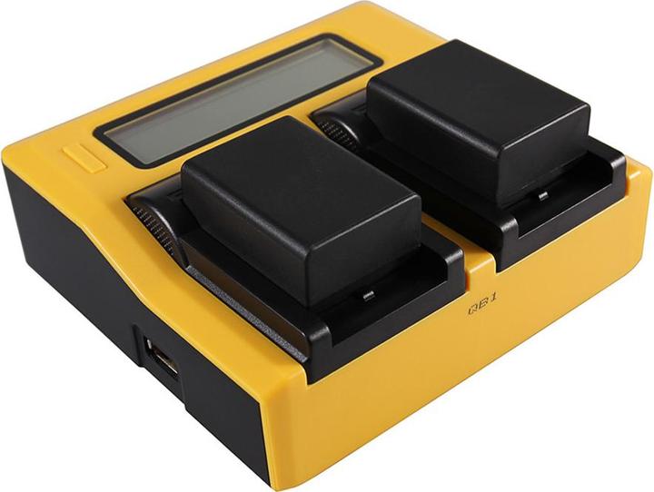 Patona Dual LCD USB charger for Samsung IA-BP210E HMX HMXH203 HMX-H203 ...