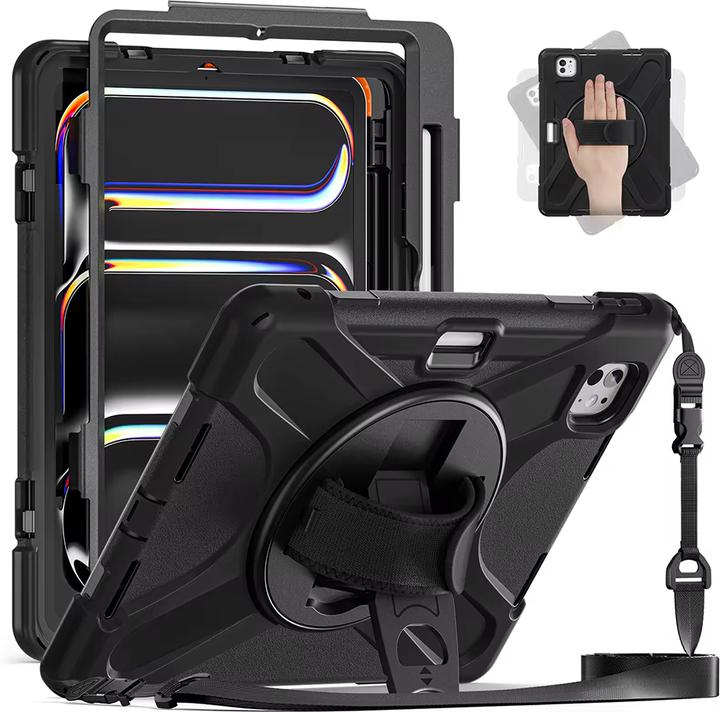 Insmat Rugged Armor Case, Apple iPad Pro 13" 2024, black - Digitec