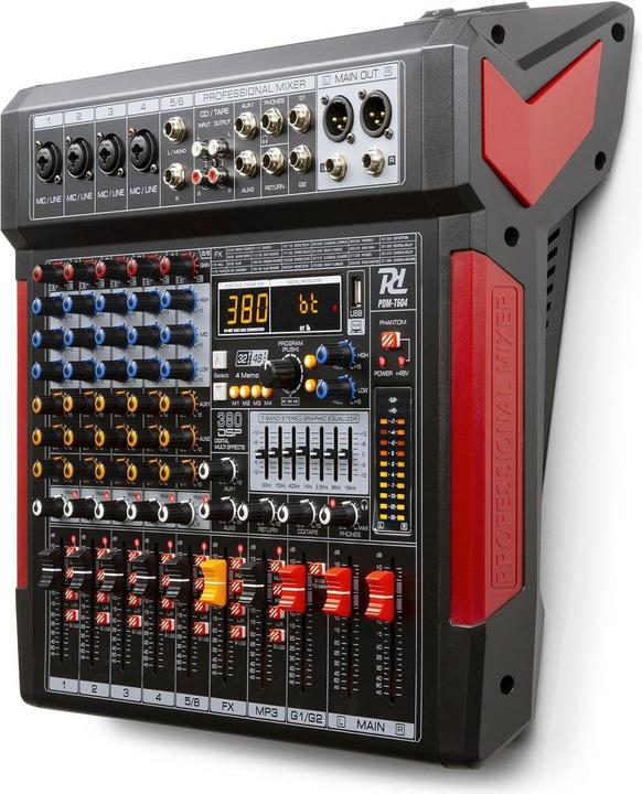 Power Dynamics PDM-T604 - 6-kanaals mengpaneel Bluetooth, DSP, mp3 en ...