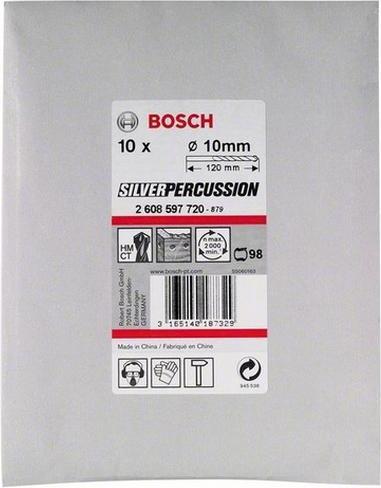 Bosch Betonbohrer CYL-3, 8 x 80 x 120 mm, d 7,5 mm, 10er-Pack (7.5 mm ...