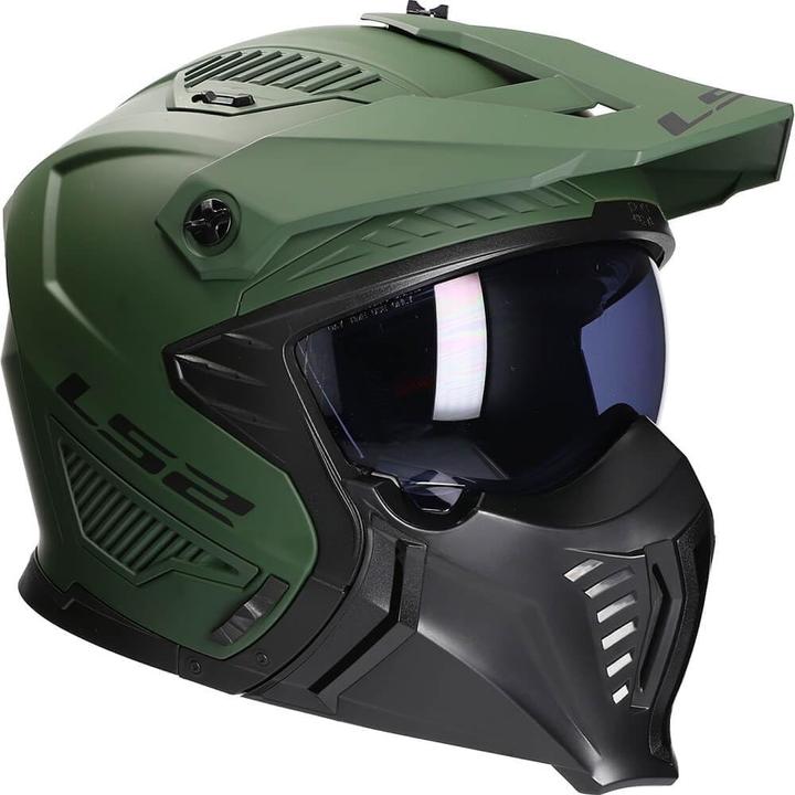 LS2 Helm Drifter Solid OF606 matt military maat L - kaufen bei Galaxus