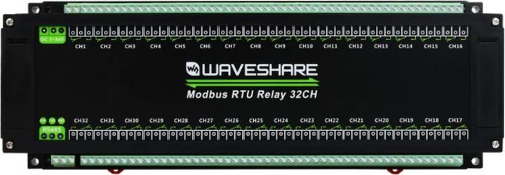 WaveShare 32-Kanal Relais RS485 Modbus RTU Relay 32CH - Digitec
