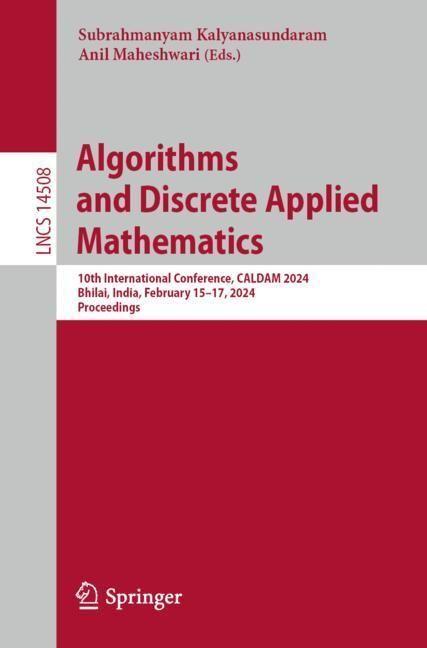 Zubehör für Algorithms and Discrete Applied Mathematics - Galaxus