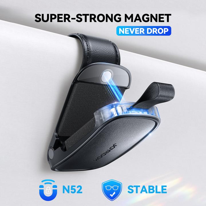 Joyroom R-ZS511 Sunglasses holder for car visor - Black - Digitec