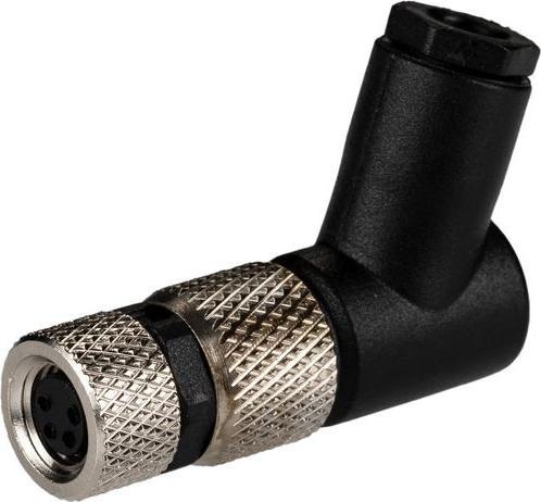 RS PRO M8 connector Socket for cable mounting, 4-pole 3.0A, screw ...