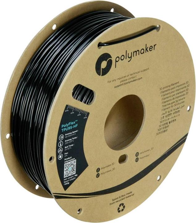 Polymaker PolyFlex TPU-95A High Speed Schwarz 2,85 mm 1.000 g - Galaxus