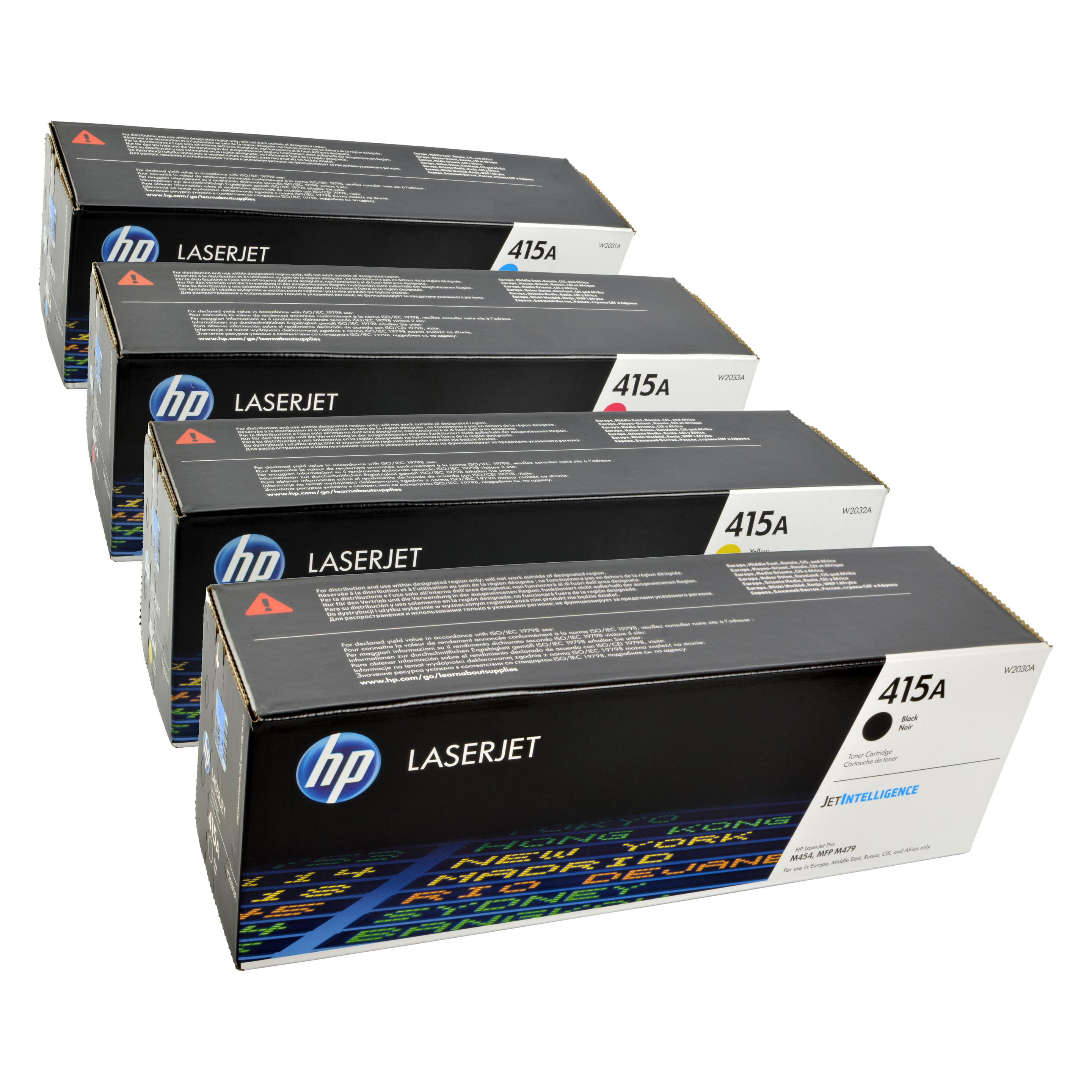 HP 4 Toner W2030A-W2033A 415A Multipack K C M Y 4-farbig - Galaxus