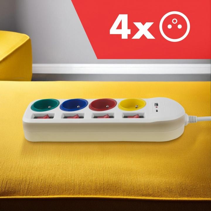 Maclean Steckdosenleiste 4-fach USB A/C 1,5m, MCE508 W - Galaxus