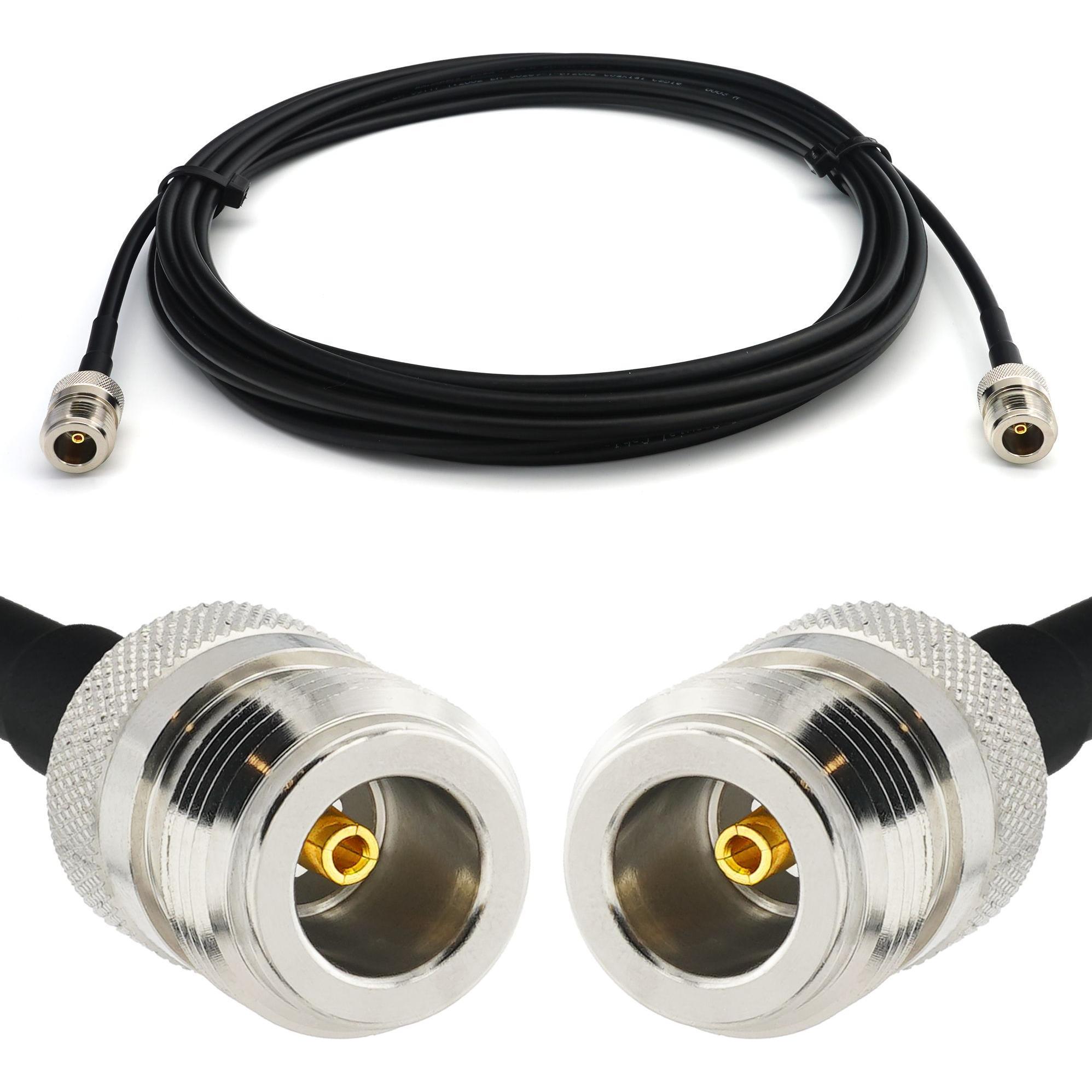Rangeful N Female to N Female 10m RG58/U Coaxial Cable RG58-NF-NF-10 ...