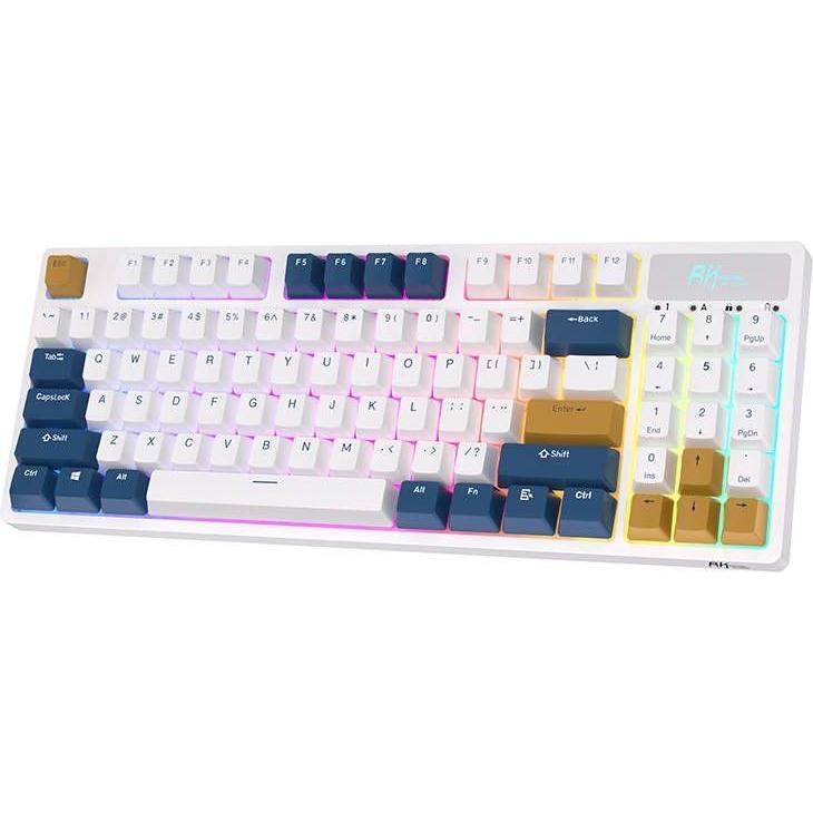 Royal Kludge Wireless mechanical keyboard RK89 RGB, Lemon switch (white ...