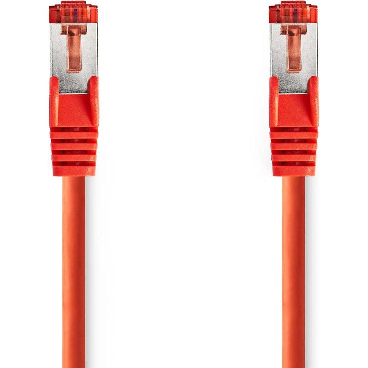Nedis CAT6 Network Cable RJ45 M RJ45 M 10.0m Round LSZH Red Label - Digitec