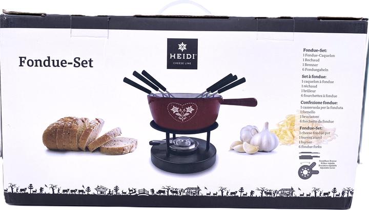 Heidi Cheese Line FOLK Set fondue 20 cm (Fondue au fromage) - Galaxus