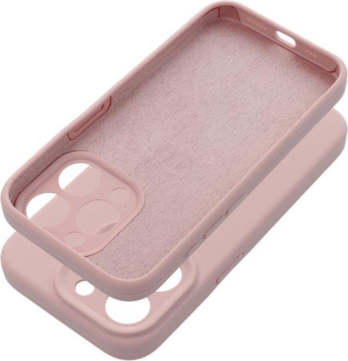 OEM Back panel cover Case SILICONE 2mm for IPHONE 17 Pro Max sand pink ...