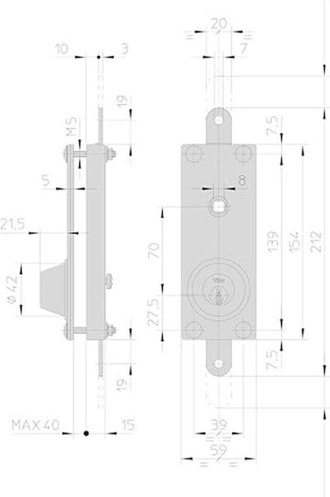 Viro Panzerschloss für Sektionaltore und Rollläden - Galaxus