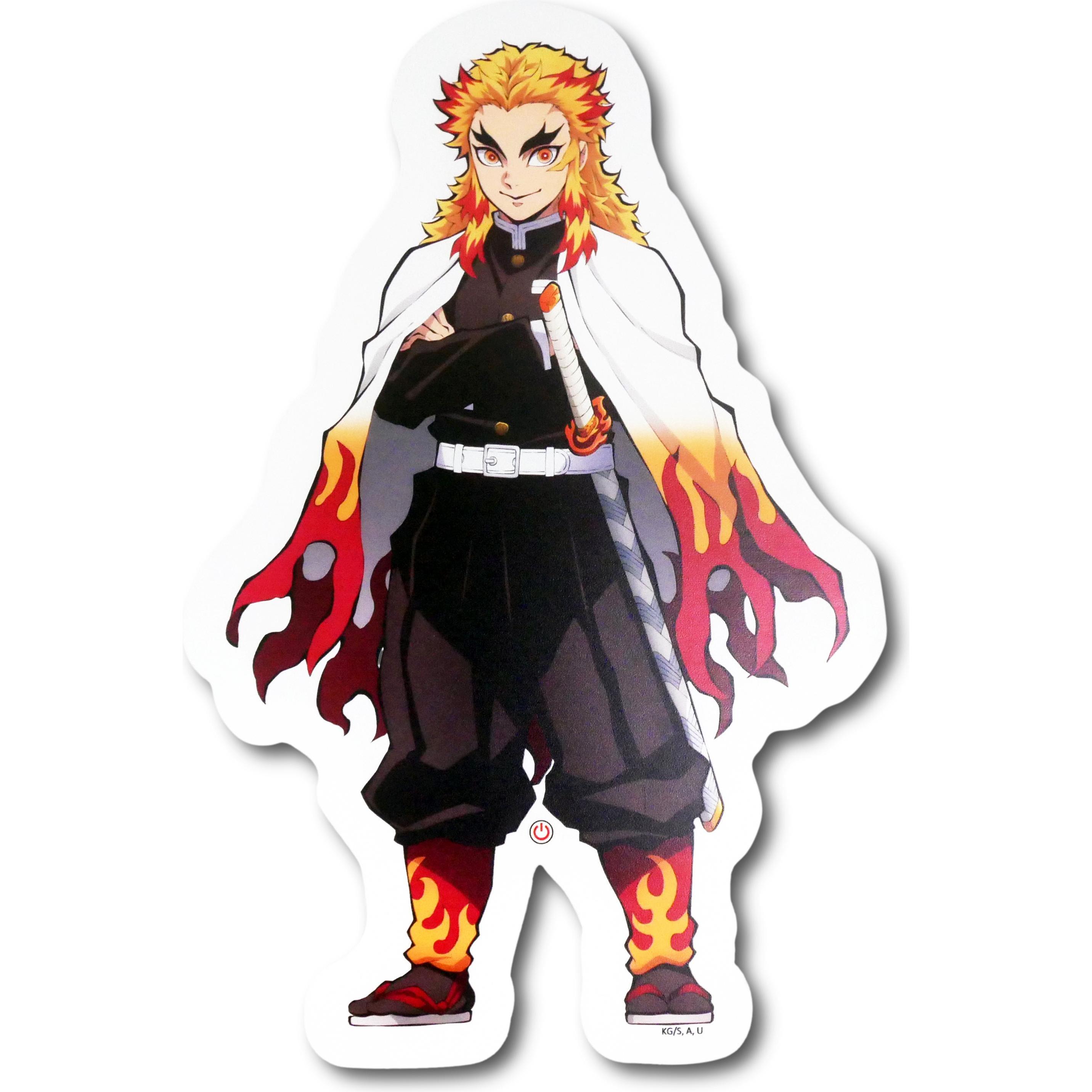 Teknofun Demon Slayer: Kimetsu no Yaiba - Applique murale néon Kyôjurô ...