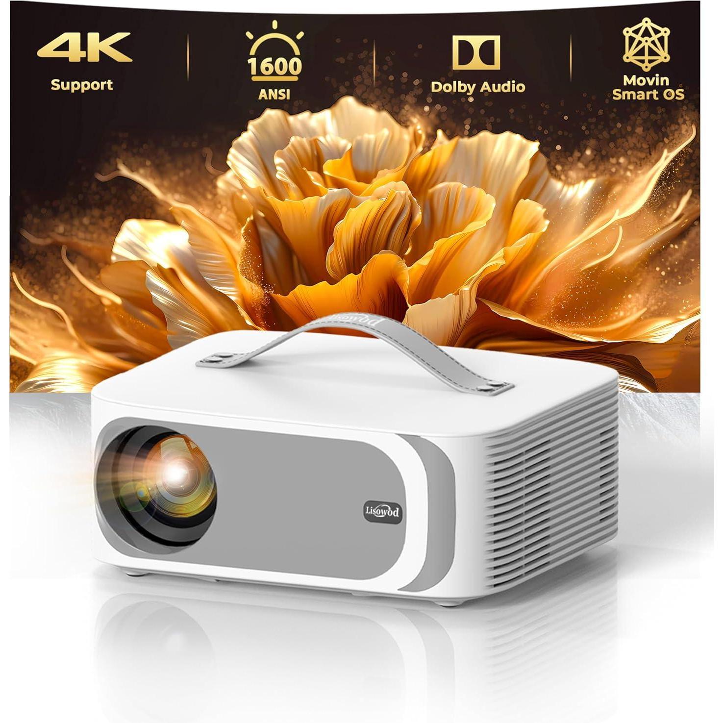 Lisowod Mini Beamer mit Dolby Audio & HDR10 - kaufen bei Digitec