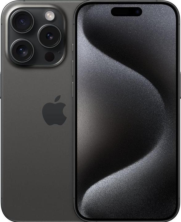 natelo.ch IPhone 15 Pro 128GB Black Titanium (Schwarz, 6.10", 48 Mpx ...