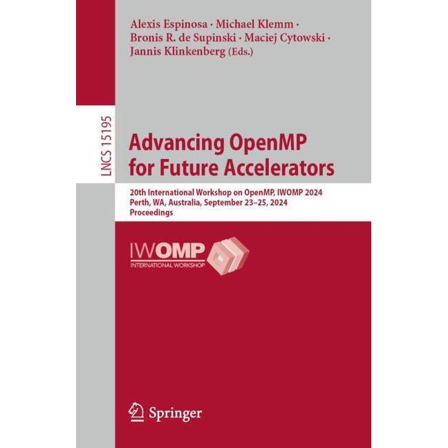 Springer Advancing OpenMP for Future Accelerators - kaufen bei Galaxus