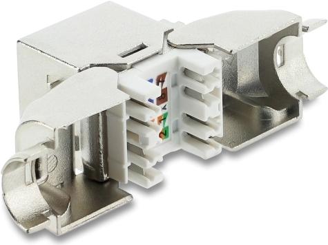 Delock Keystone Modul RJ45 Buchse zu LSA Cat.6A werkzeugfrei - Galaxus