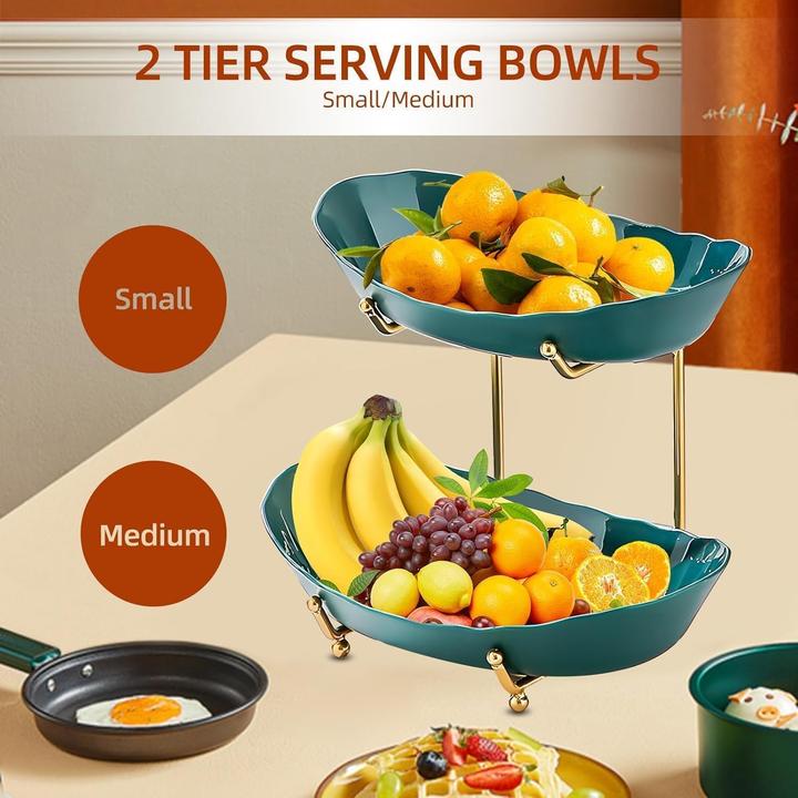 Meesoga 2-stöckige Etagere für Obst - kaufen bei Galaxus