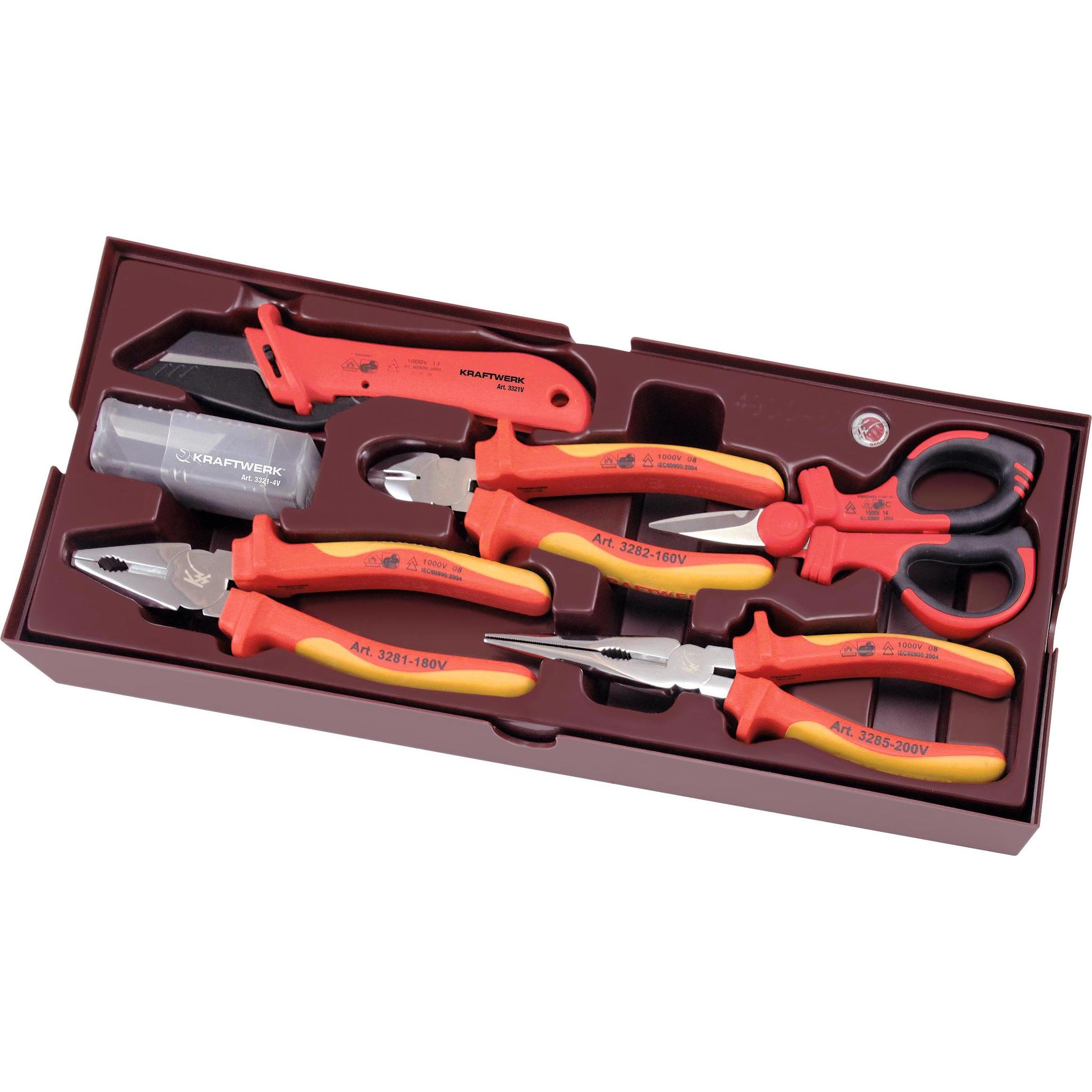 Kraftwerk 6-t. VDE Pliers+Cutting tool tray - buy at Galaxus