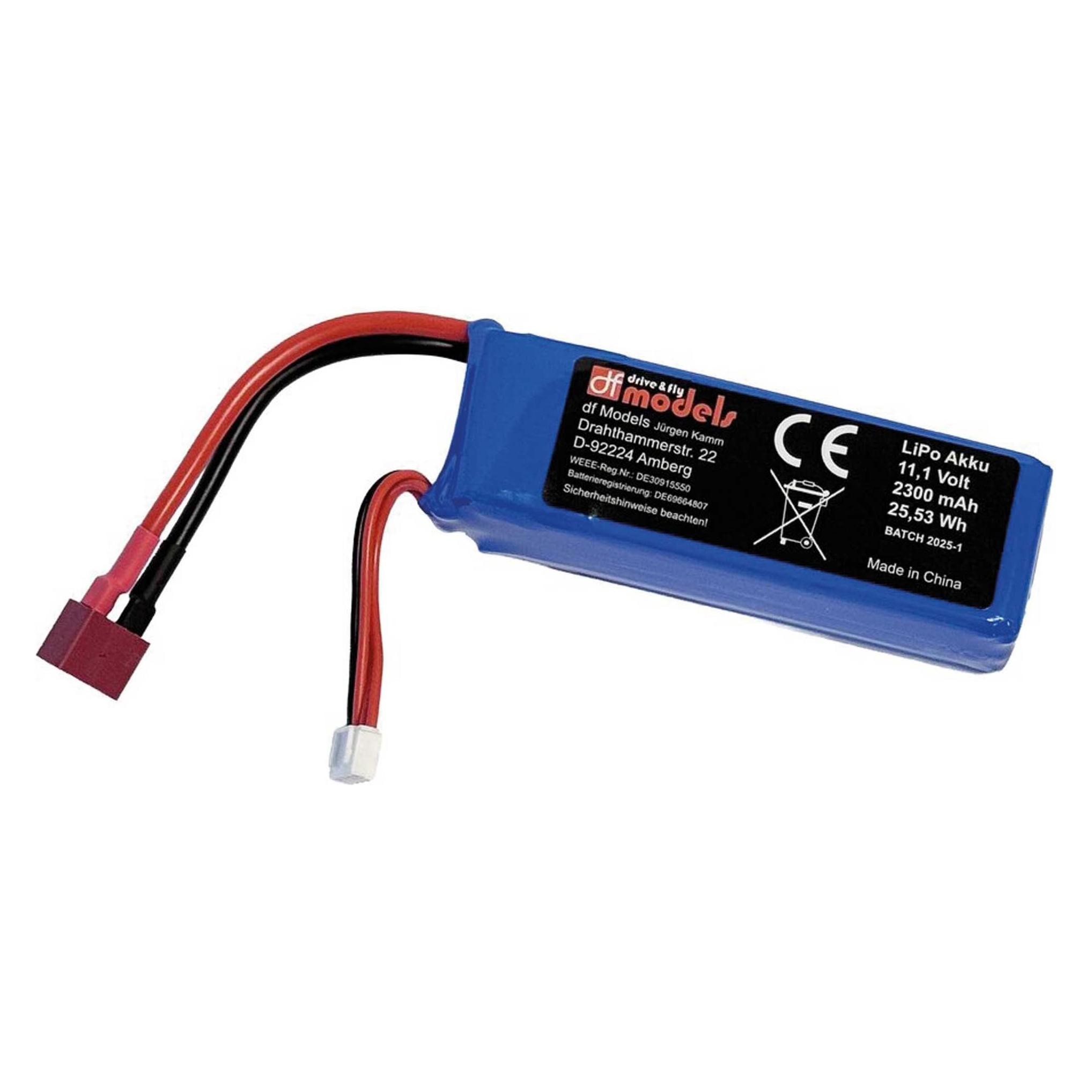 DF-Models LiPo 11.1V 2300mAh für 3630 Avanti V2 BL