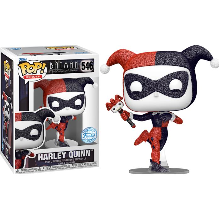 Funko POP! DC Comics Batman The Animated Series Harley Quinn with Staff ...