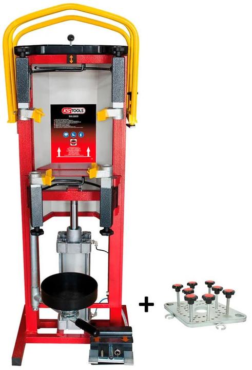 KS Tools Druckluft-Stand-Federspanner inkl. Adapterplatte