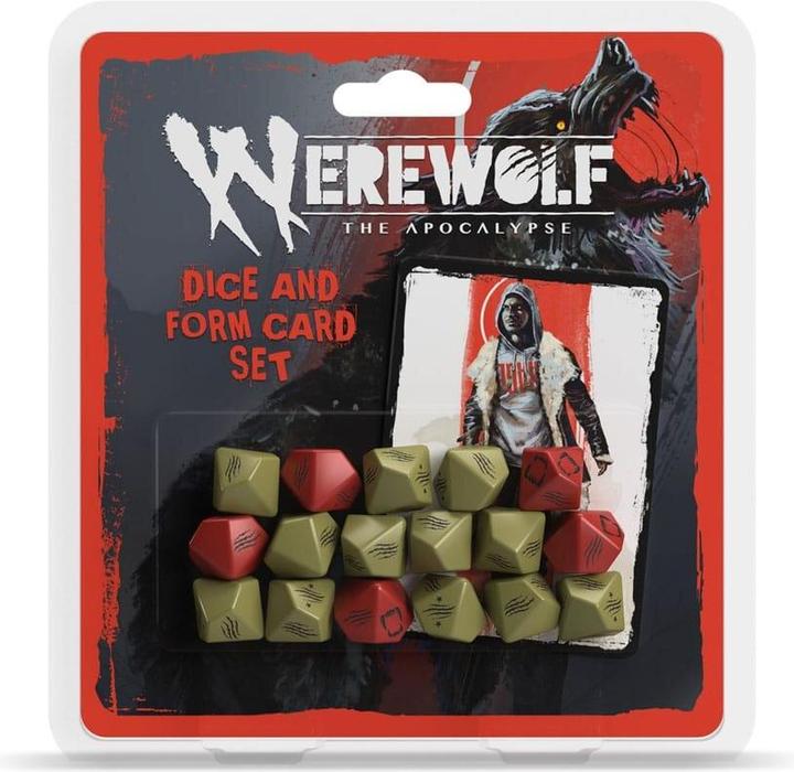 Renegade Werewolf: The Apocalypse 5th Edition RPG Würfel- und Formkartenset