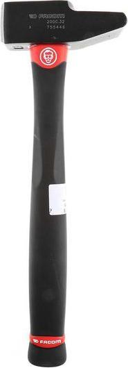Facom Carbon Steel Engineer's Hammer with Graphite Handle, 585g - Galaxus