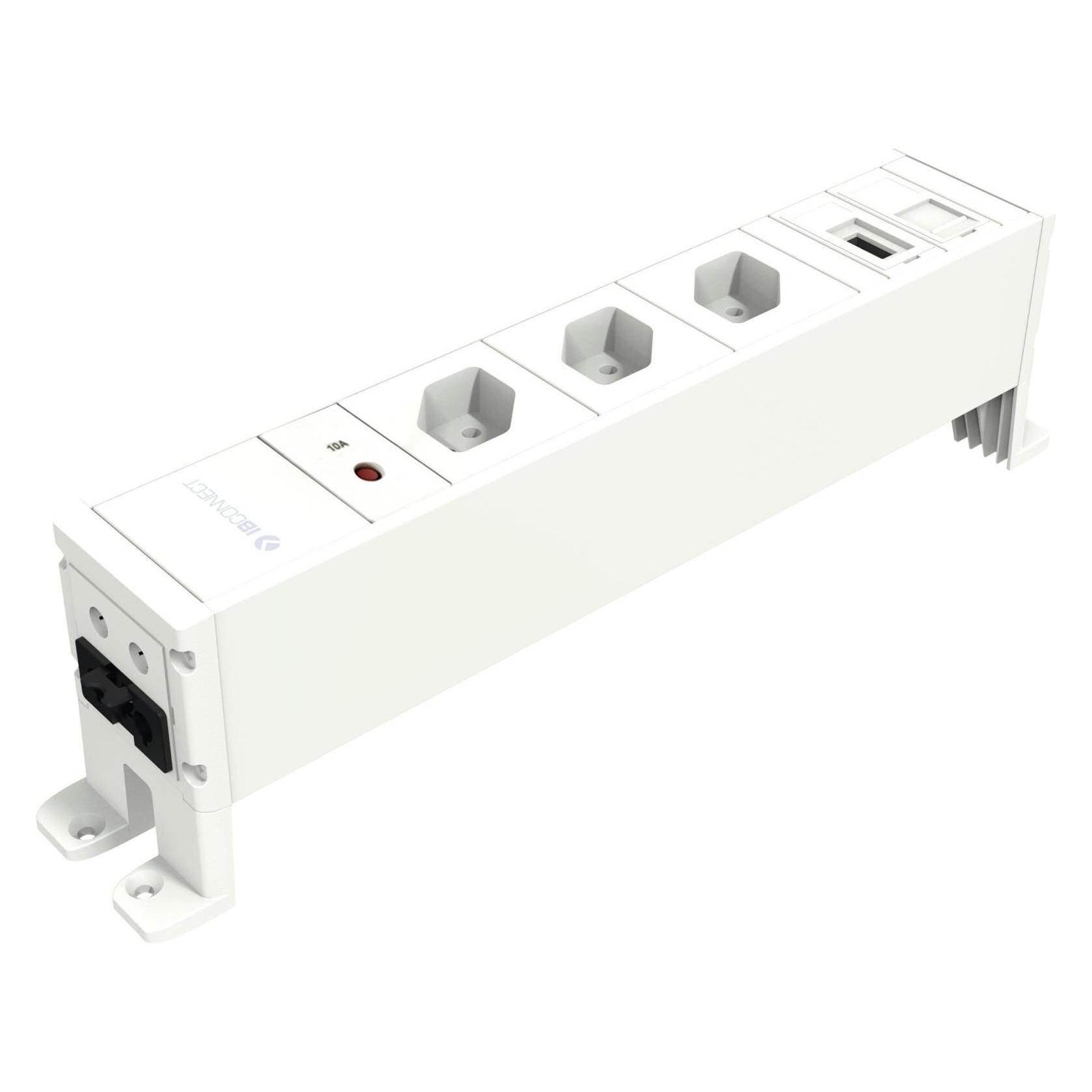 IB Connect CUBO Steckdoseneinheit weiss 3x Typ 13 1x RJ45 1x HDMI - Digitec