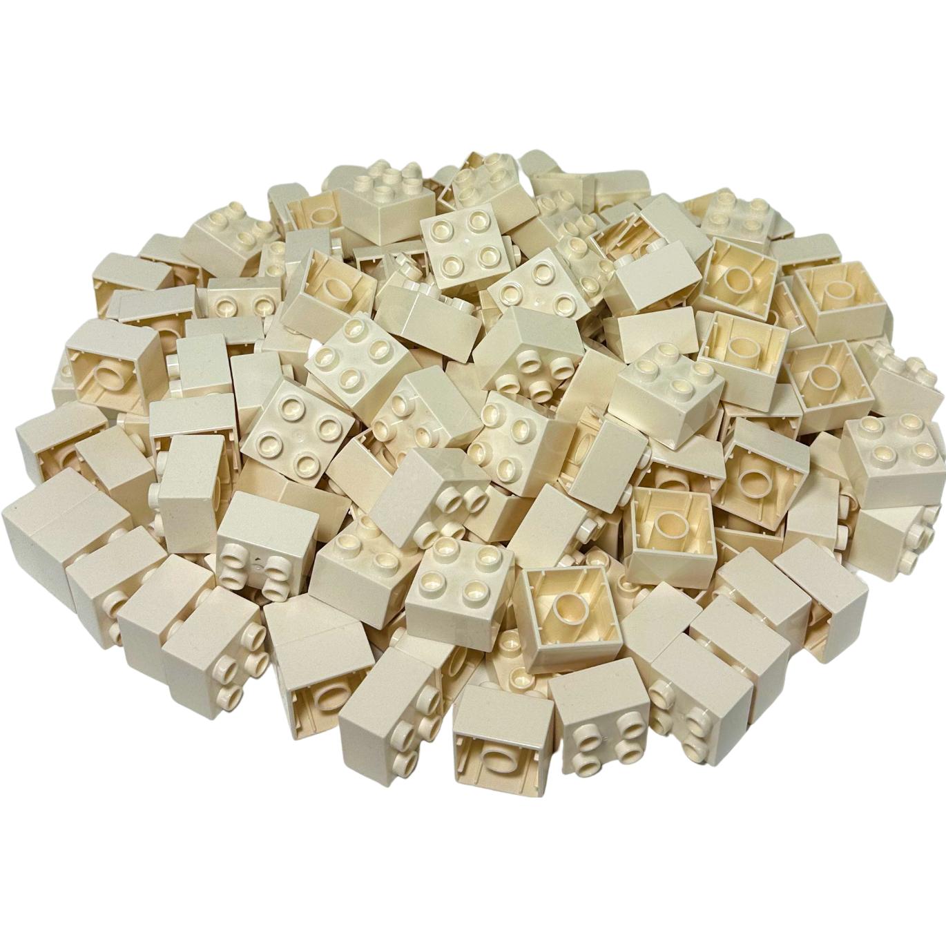 LEGO DUPLO® 2x2 bricks White building blocks Basic bricks - 3437 NEW ...
